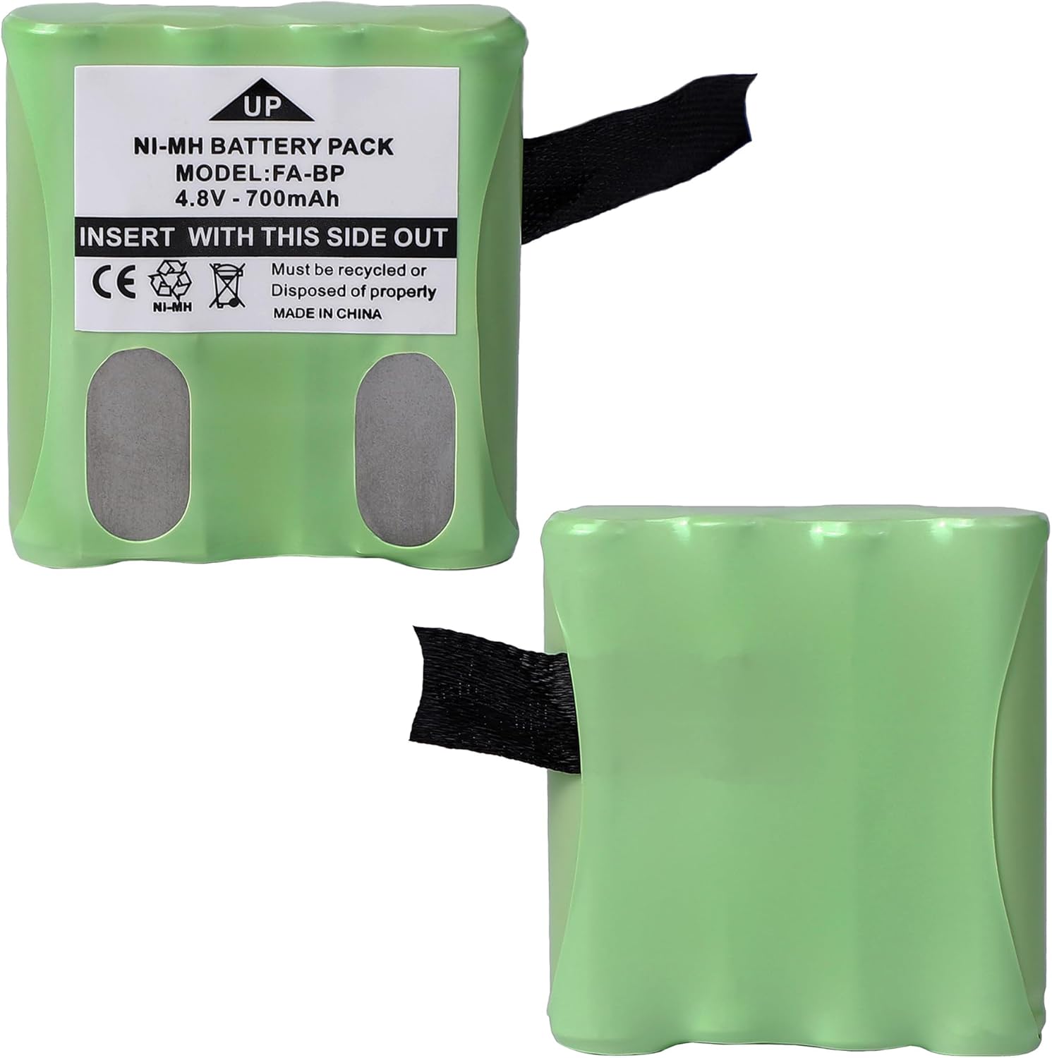 Amazon.com: SHAWOROCE 2X Battery FA-BP Compatible with Cobra FRS80 ...