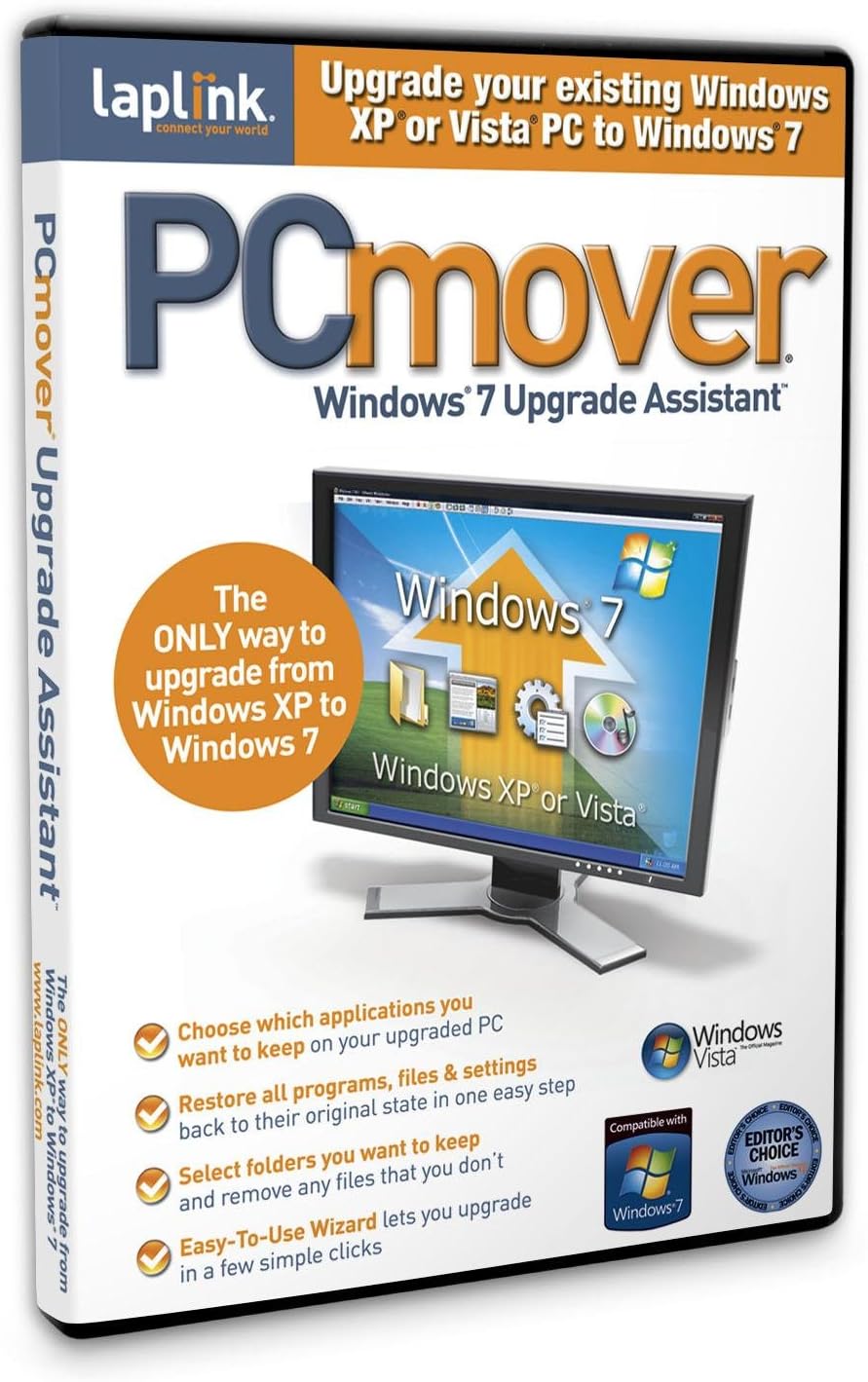 PCmover Win7 Upgrade Assistant : Amazon.ca: Software