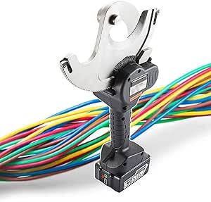 Electric Ratchet Cable Cutter EC75M, Heavy Duty Aluminum Copper Wire ...