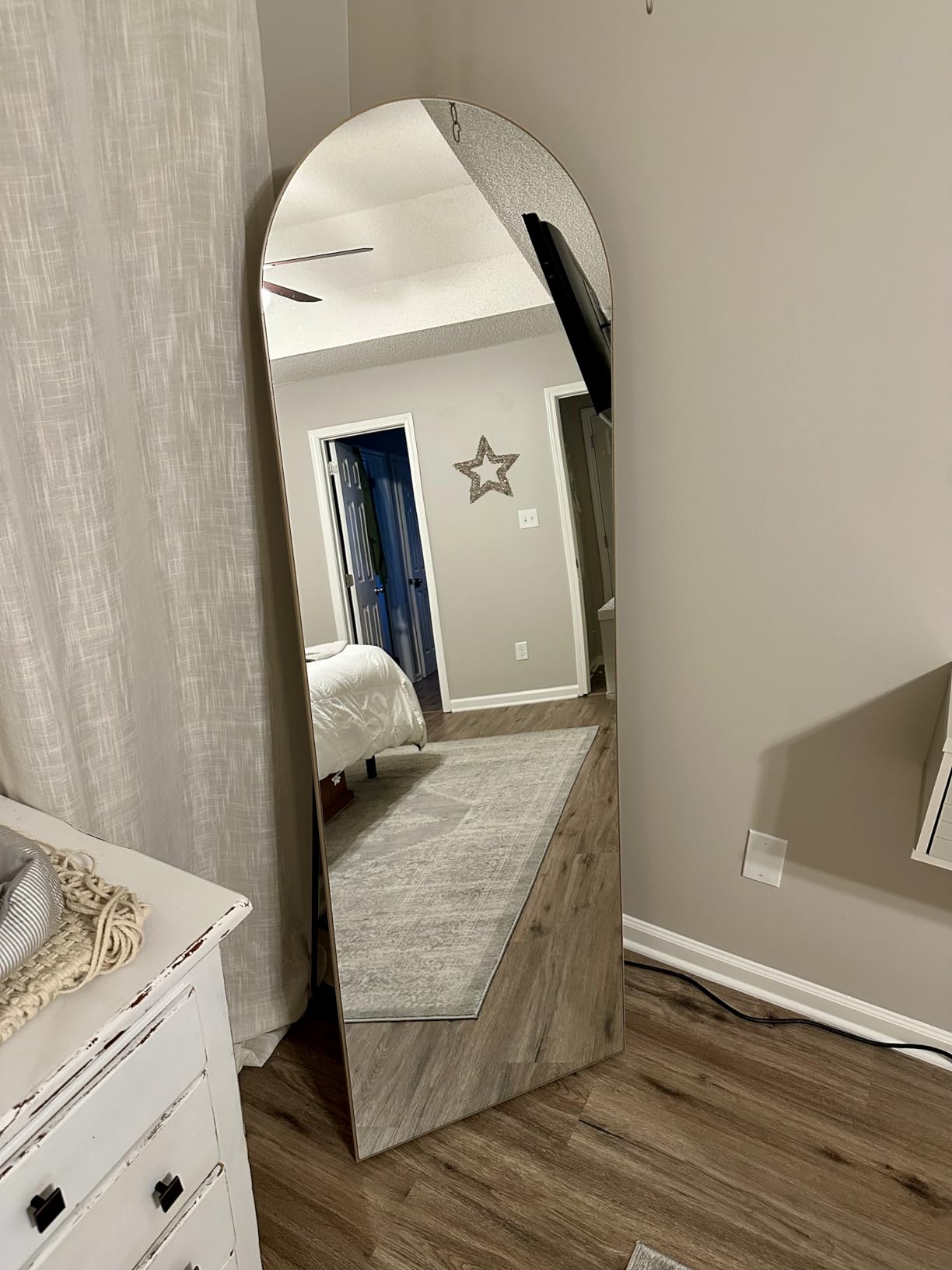 $13/mo - Finance Dolonm 65x22 Inch Full Length Mirror, Modern Design ...