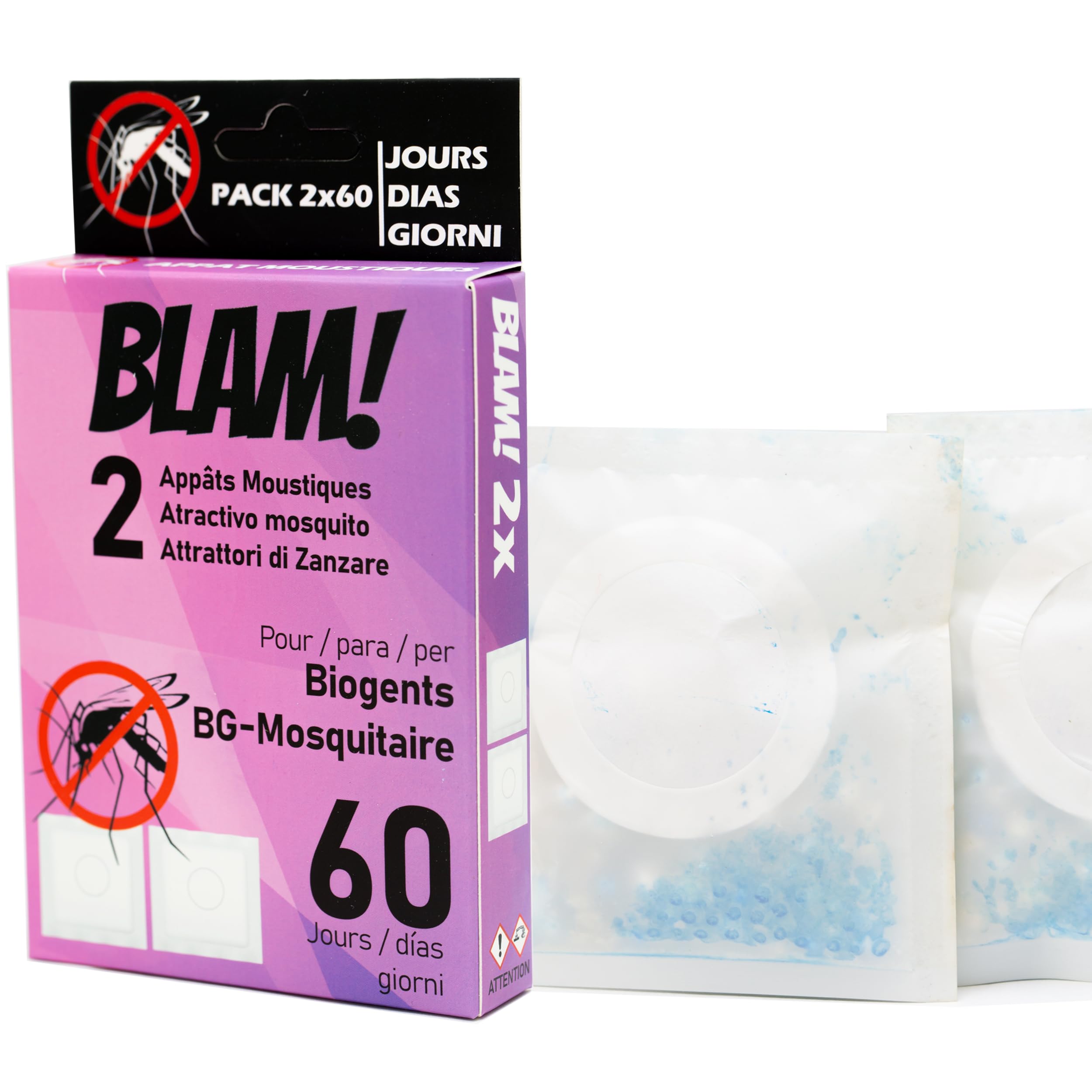 BLAM 2 Appâts Moustiques Compatible Biogents BG Mosquitaire (Compatible ...