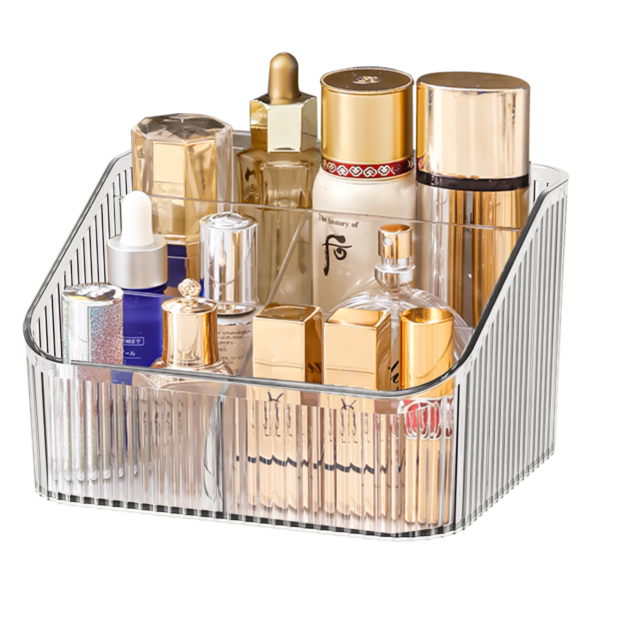 Homeanda Makeup Organiser Storage Compartments, Skin Care Cosmetic ...