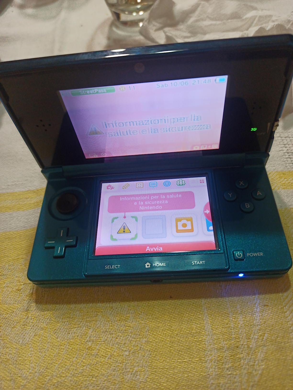 Nintendo 3DS - Console, Aqua Blue : Amazon.it: Videogiochi