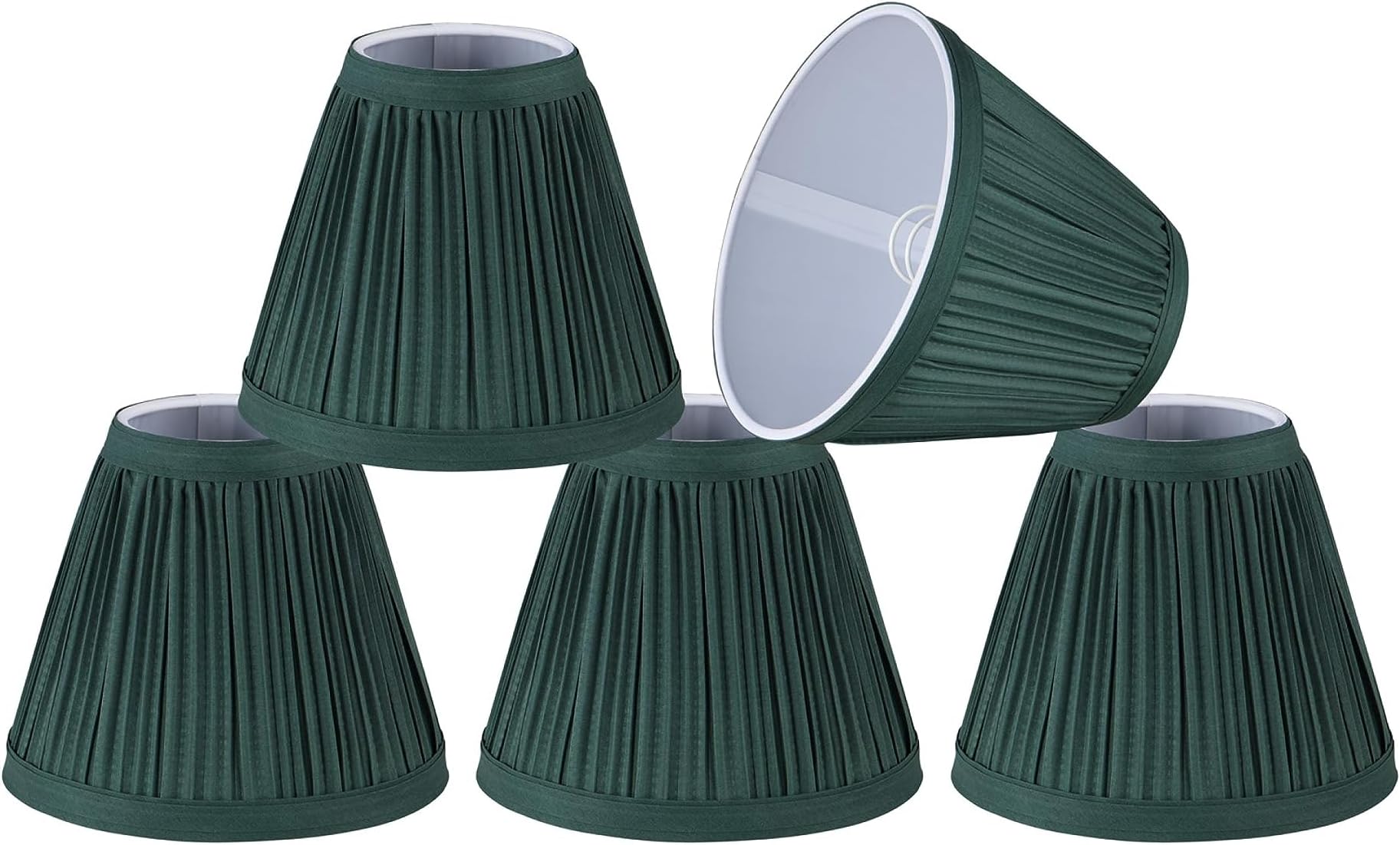 Renovators Supply Manufacturing Green Lamp Shades for Table Lamps 4 in ...