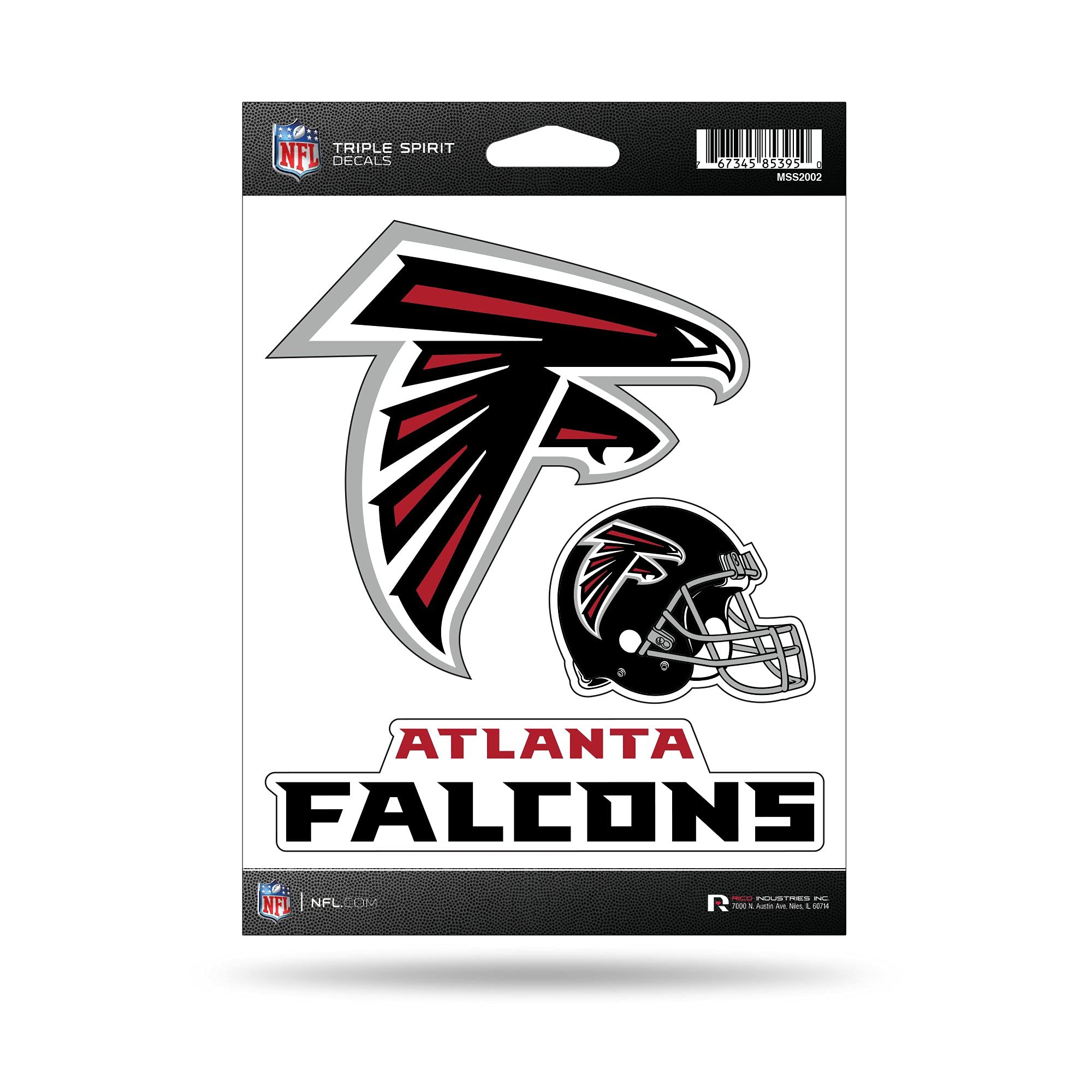 Snapklik.com : Rico MSS2002 Falcons Triple Spirit Stickers