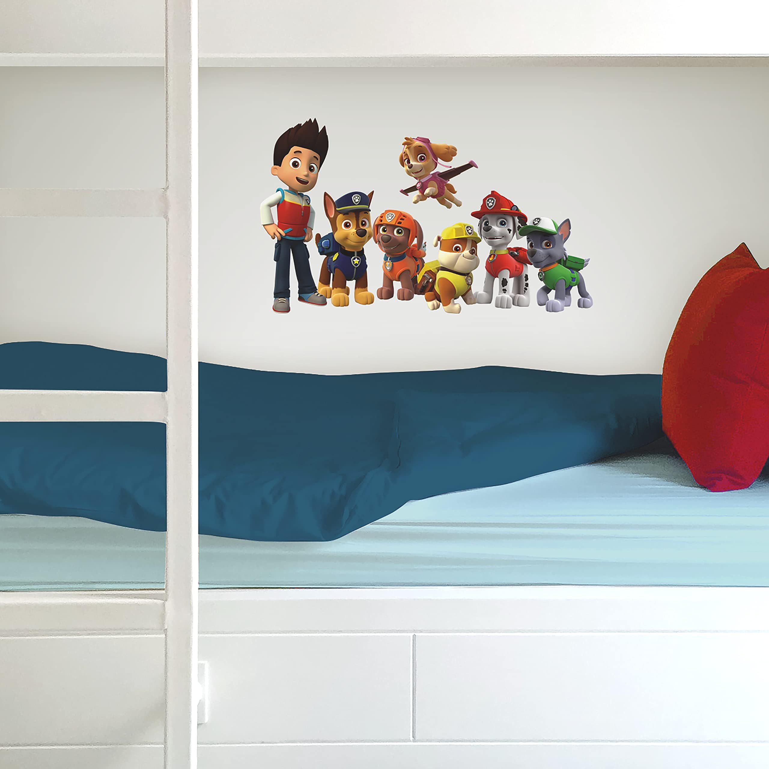 Amazon.com: Paw Patrol Figures Wall Decals Zuma Rocky Skye Chase ...