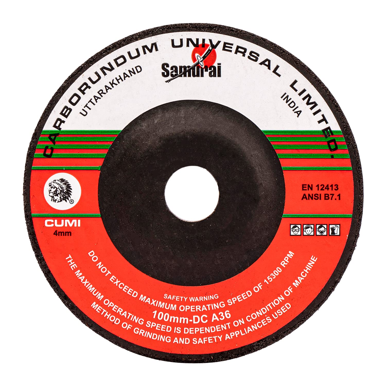 Samurai Inox Depressed Center Wheel for Weld grinding | Faster weld ...