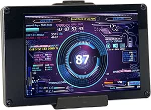 Amazon.com: 3.5 inch Computer Temp Monitor, CPU GPU RAM IPS USB Mini ...