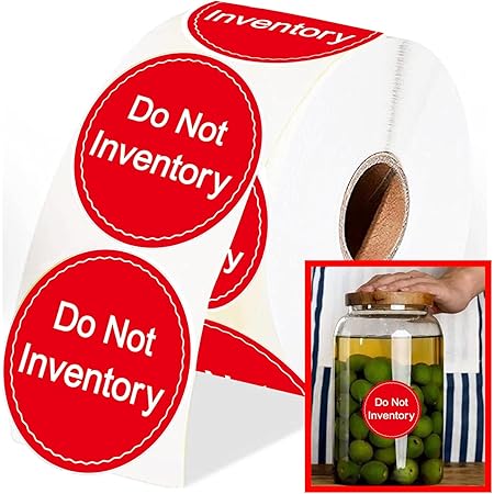 Amazon.com : Do Not Inventory Labels 2 inch Do Not Inventory Stickers ...