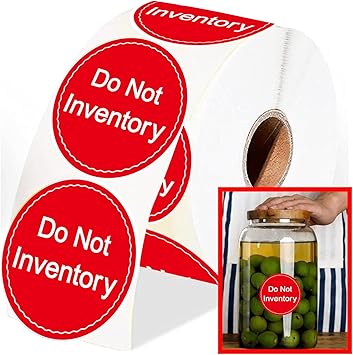 Amazon.com: Do Not Inventory Labels 2 inch Do Not Inventory Stickers ...