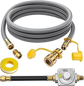 Amazon.com : GasXpert 12Feet 1/2 Inch Natural Gas Conversion Kit ...