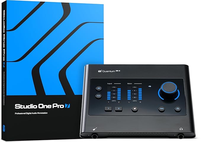 PreSonus Quantum ES2 2-In/2-Out USB-C Audio Interface for Musicians ...