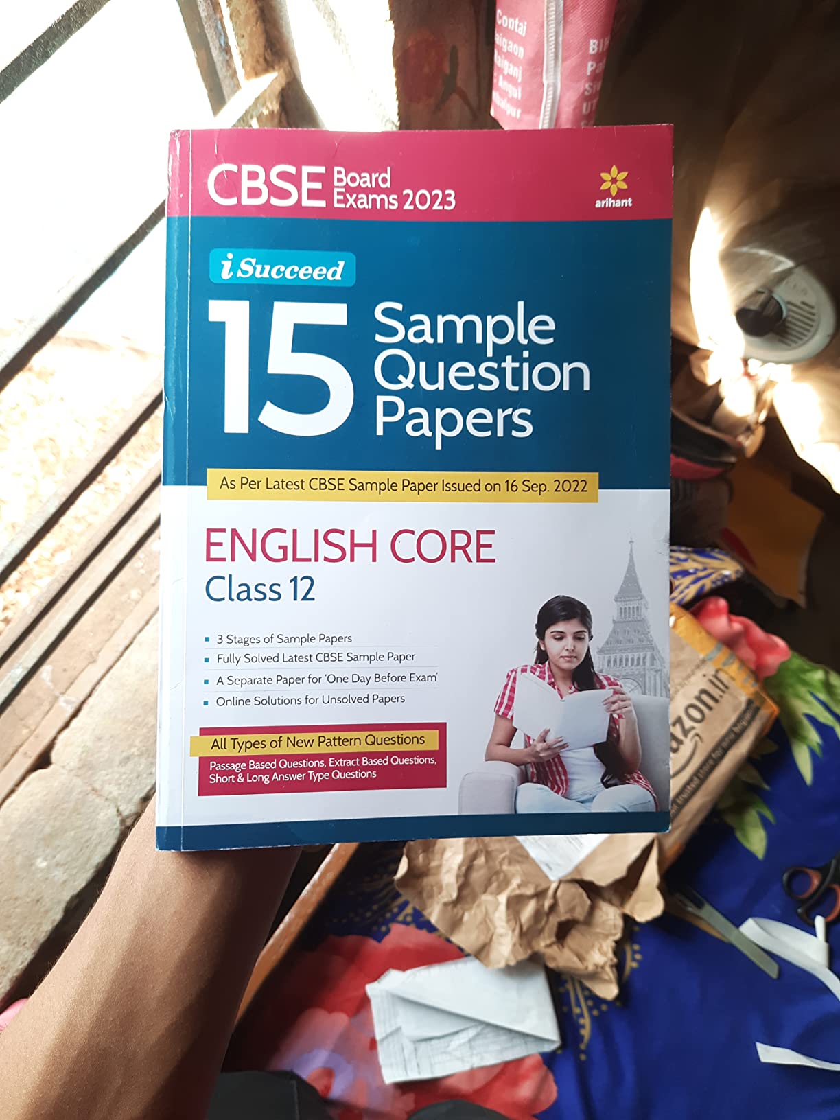 CBSE Board Exams 2023 I-Succeed 15 Sample Question Papers English Core ...