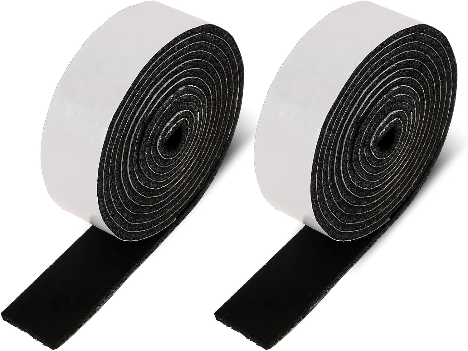 120 X 1 Inch Felt Strips with Adhesive Backing, 2 Rolls Non Slip Felt ...