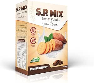 sp mix S.P 80% sweet potato powder, 20% Gluten free wheat germ extract - Chocolate Flavor: Buy ...