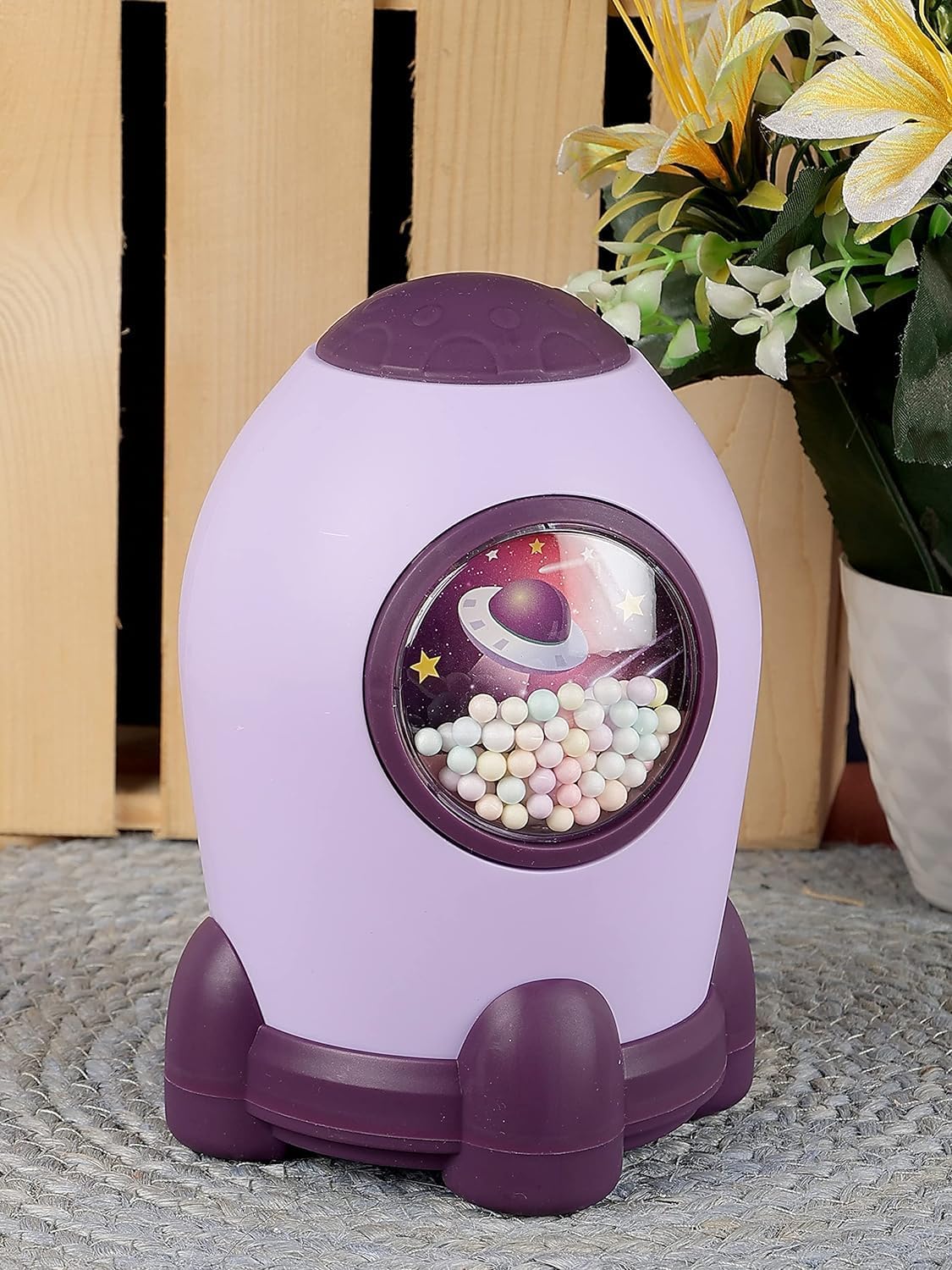 FunBlast Space Piggy Bank with Number Code Lock - Money Saving Coin ...