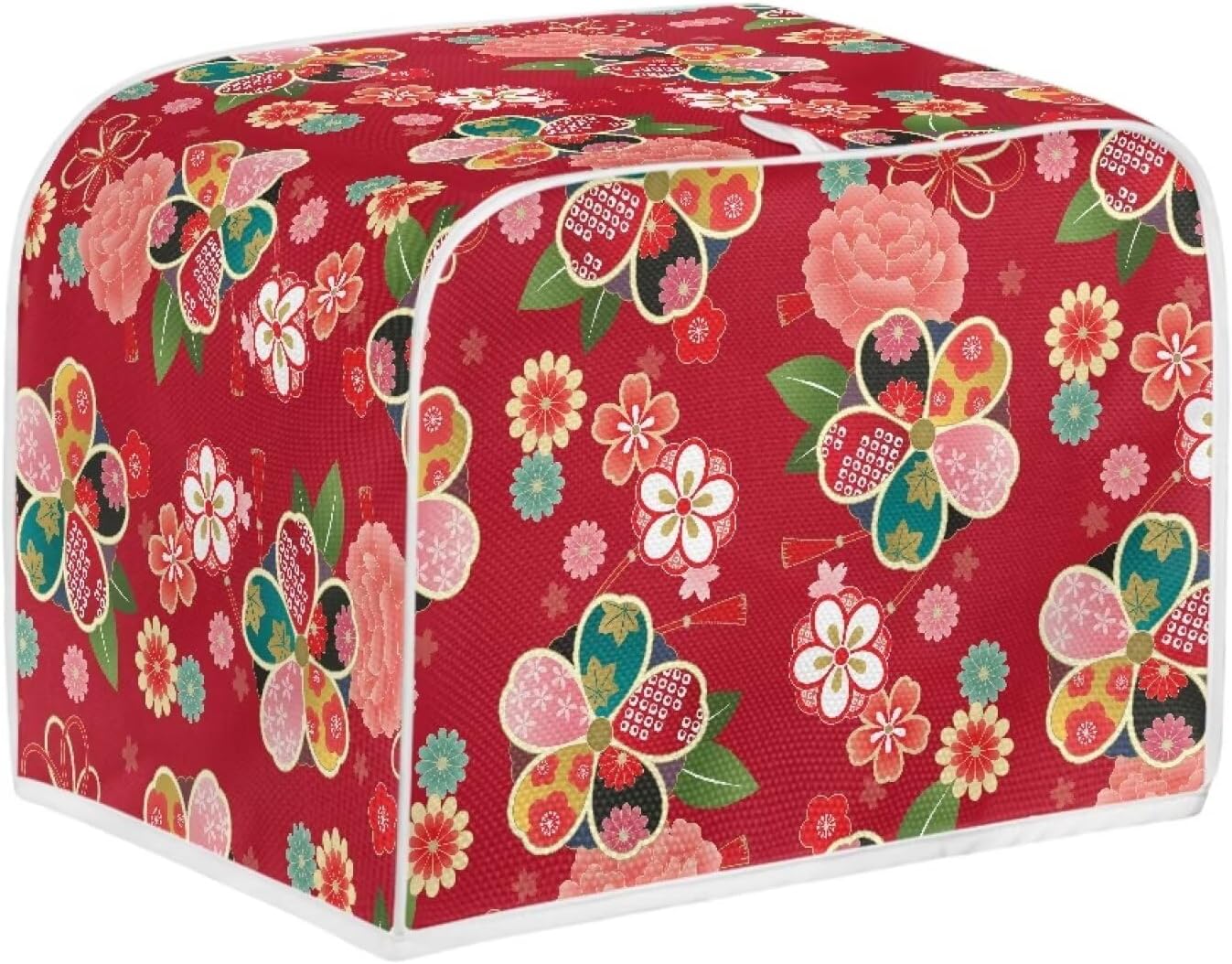 Amazon.com: Howilath Cartoon Flowers Printed Toaster Oven Covers for ...