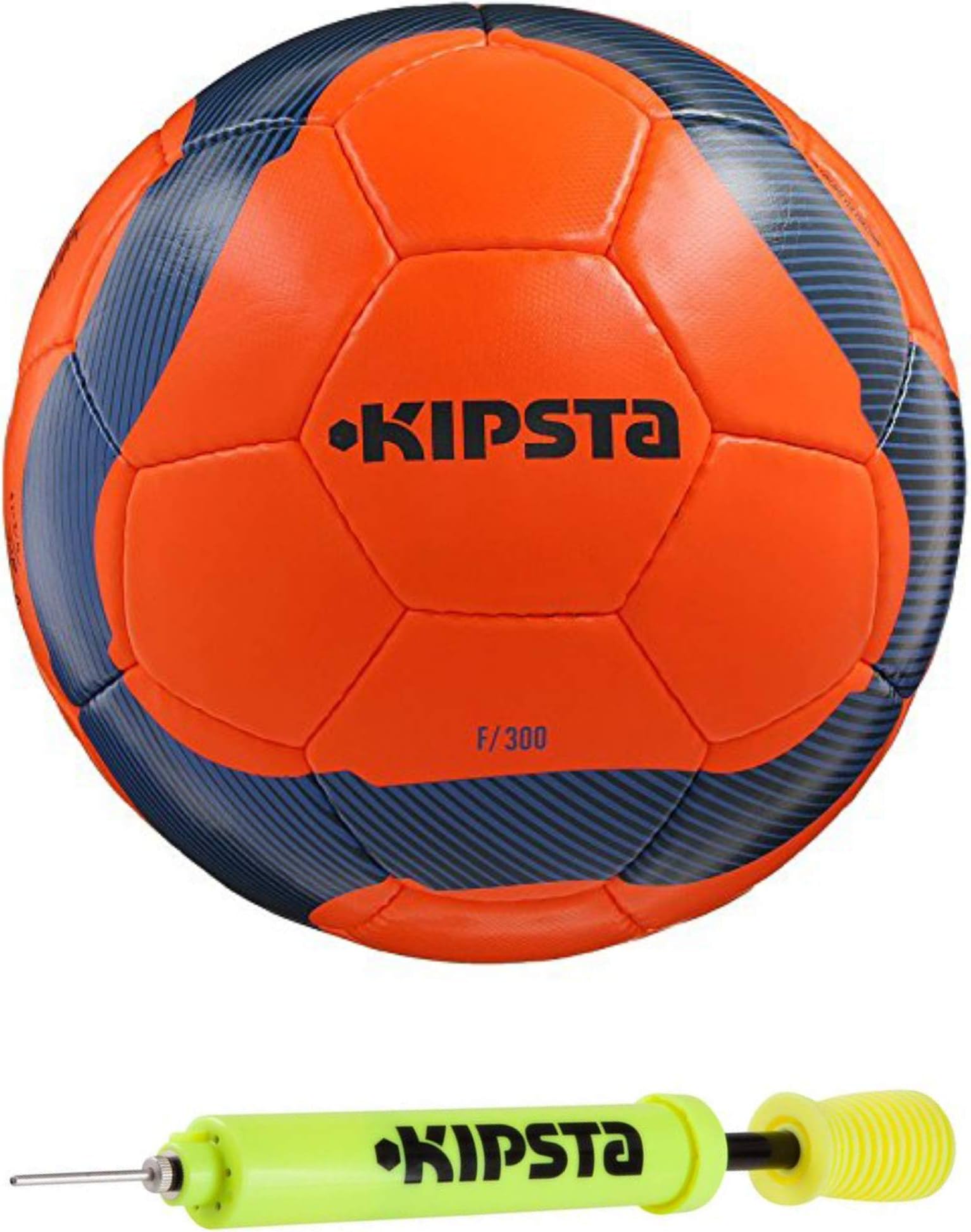 Buy Kipsta F300 Football with Inflating Pump & pin Size 5 - Orange ...