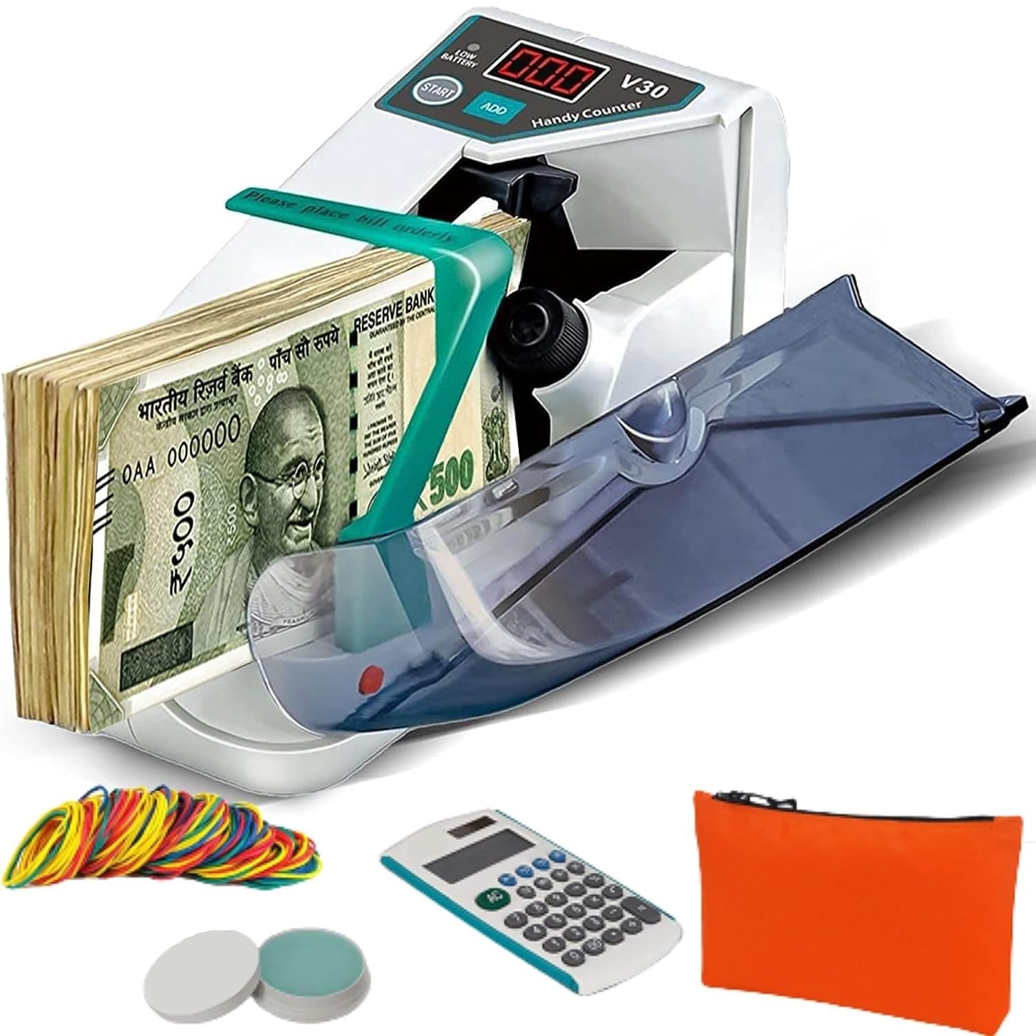 Dotpot Portable LED Display Mini Best Money Counting Machine for Home ...