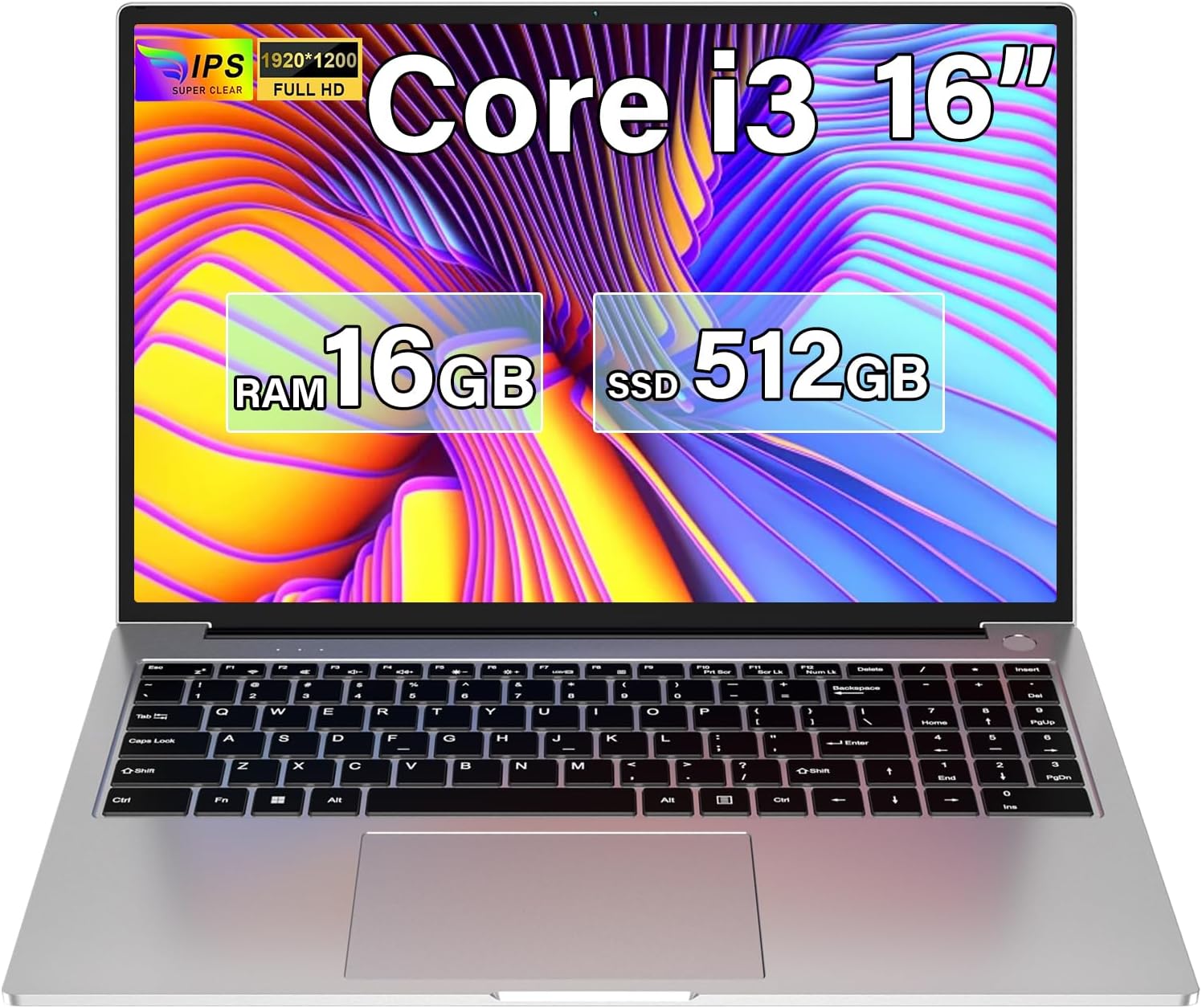 bvate PC Portatile 14 Pollici Computer Portatile 8GB RAM 256GB SSD RPM ...