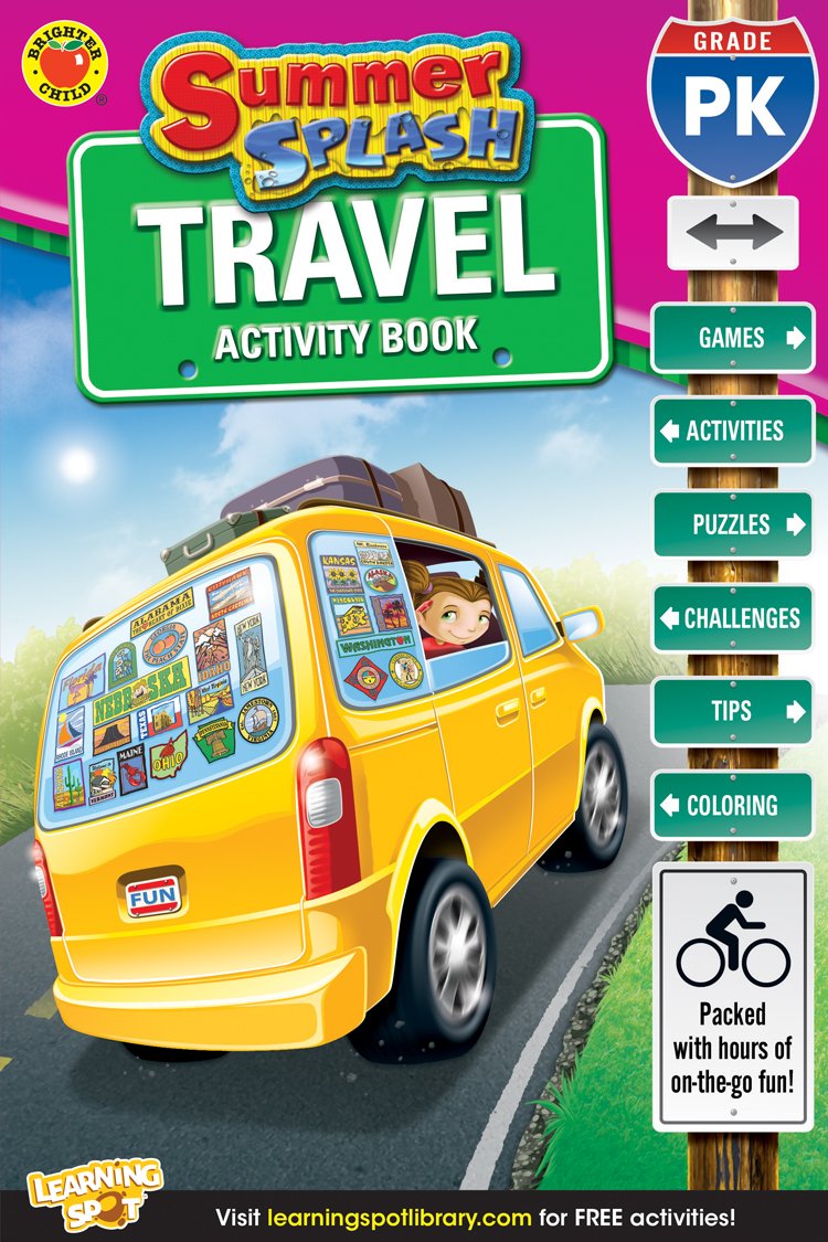 Summer Splash Travel Activity Book, Grade PK: Brighter Child, Carson ...
