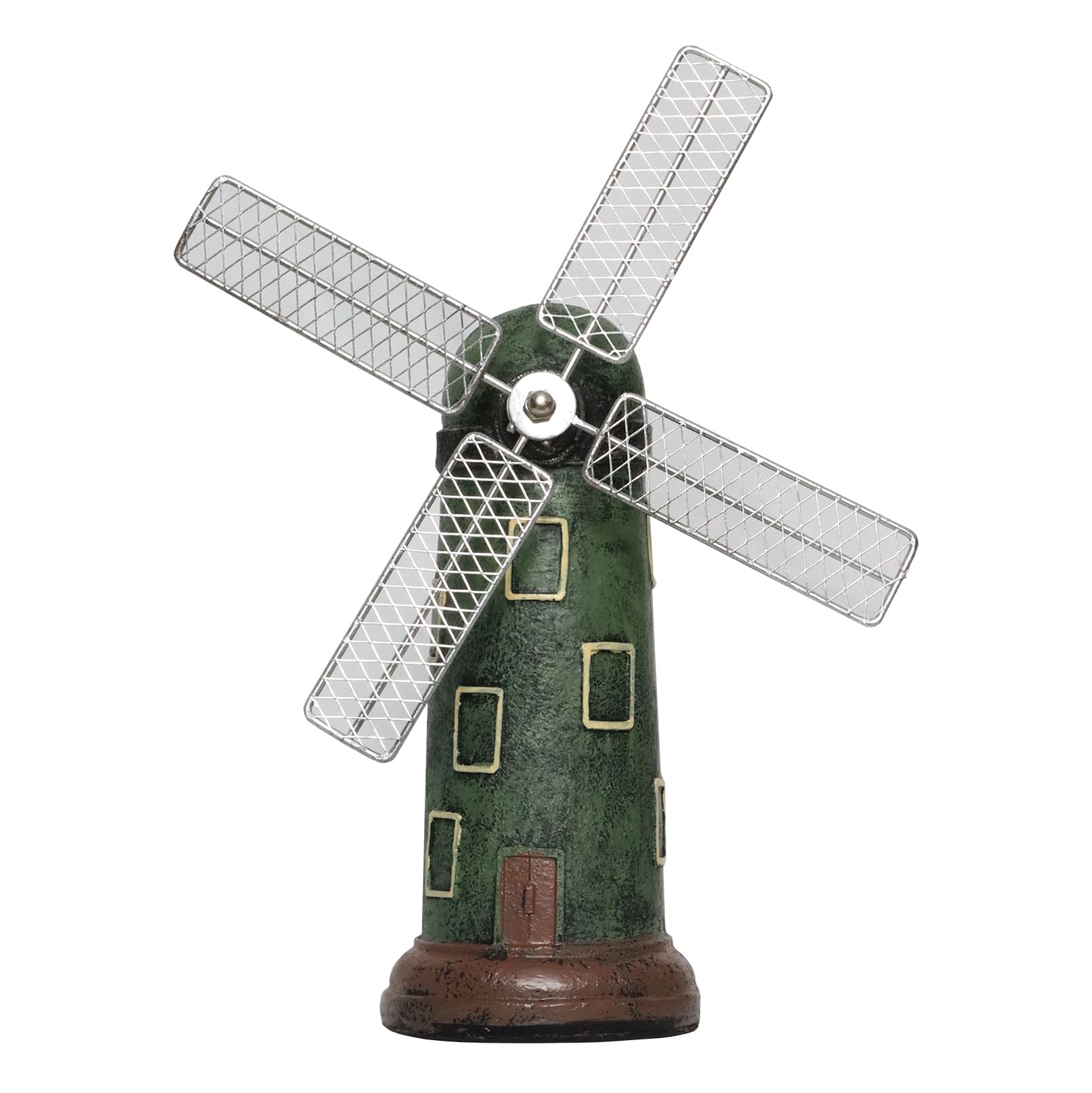 Vintage Windmill Statue Retro Sculpture Creative Piggy Bank Old ...