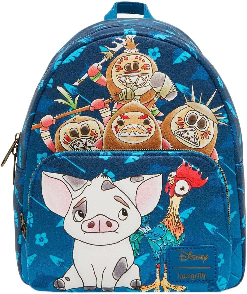 Amazon.com: Loungefly Disney Moana Pua Heihei Mini Backpack MULTI NONE ...