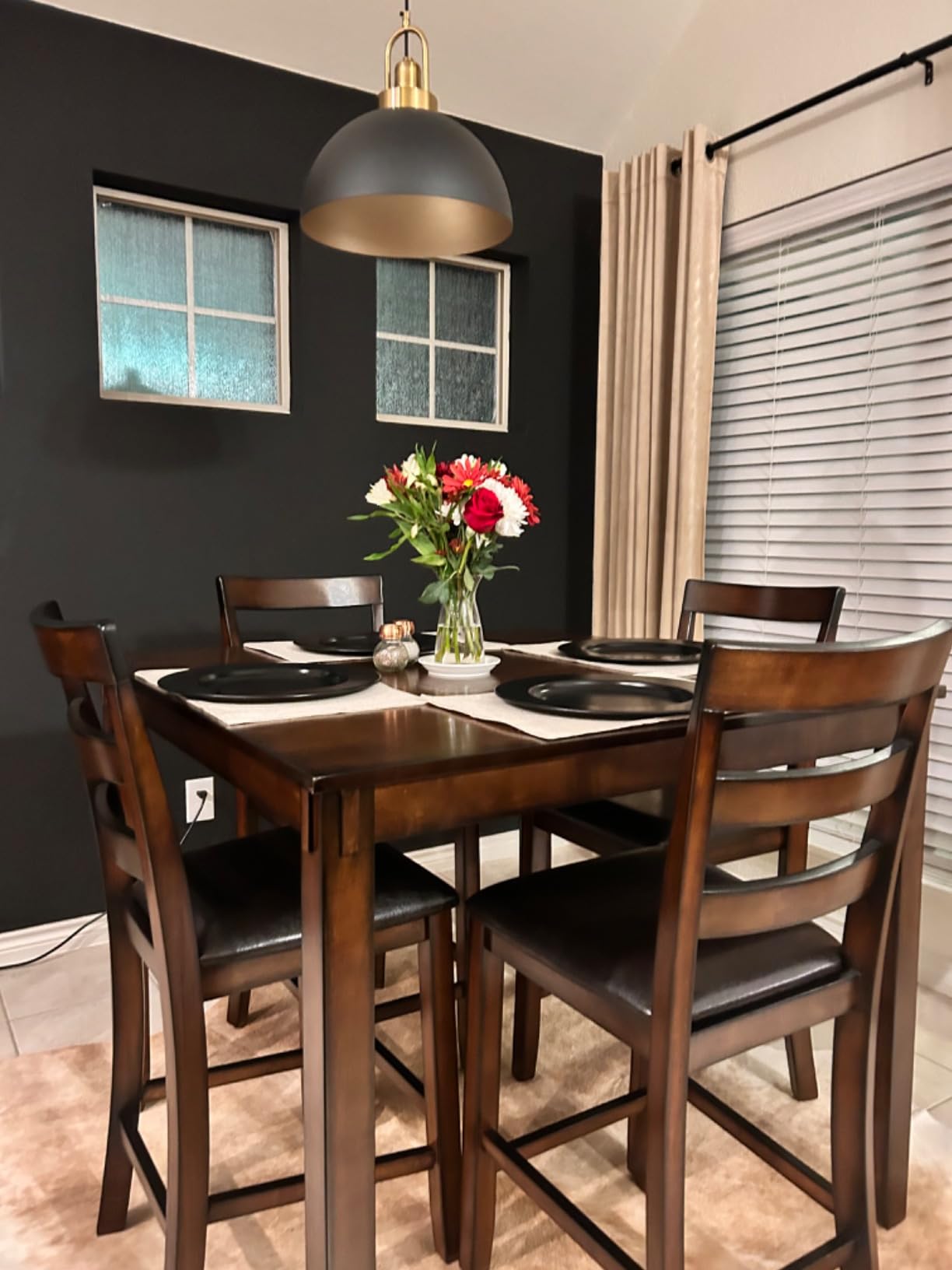 $12/mo - Finance Signature Design by Ashley Bridson 5 Piece Counter ...