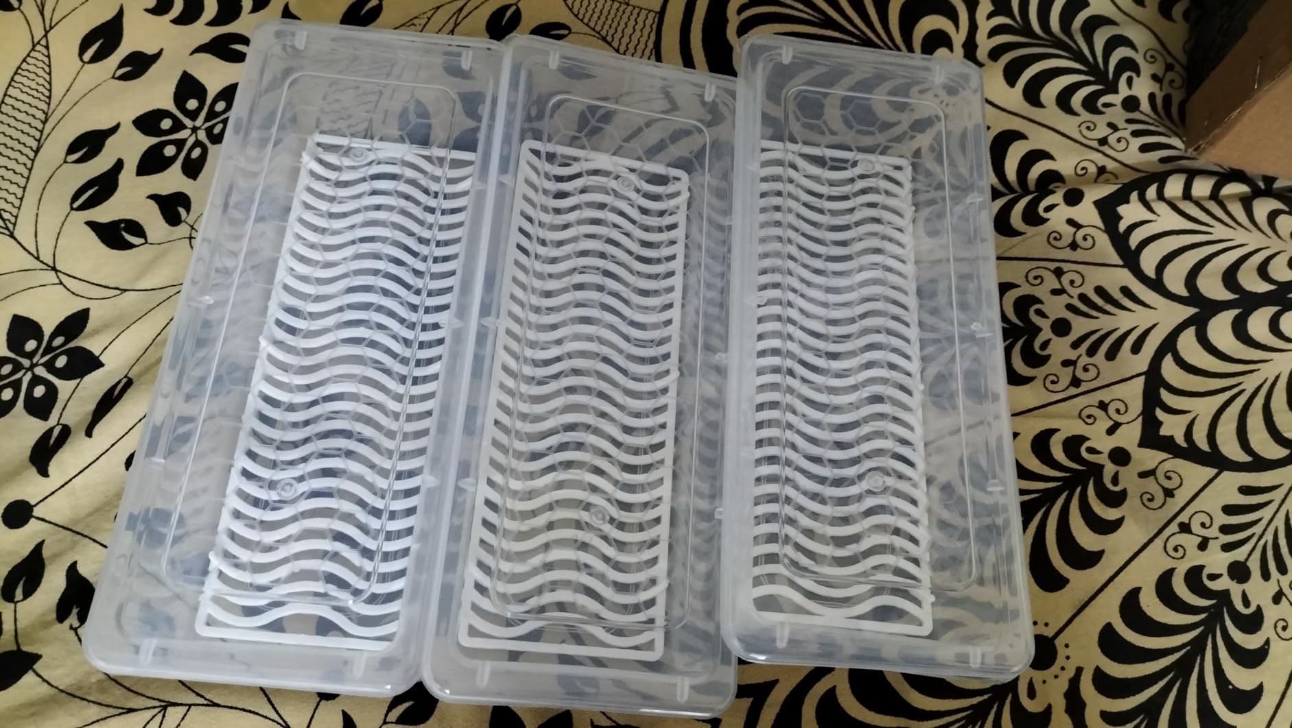 TrustOn Plastic Polypropylene Fridge Storage Container Boxs With ...