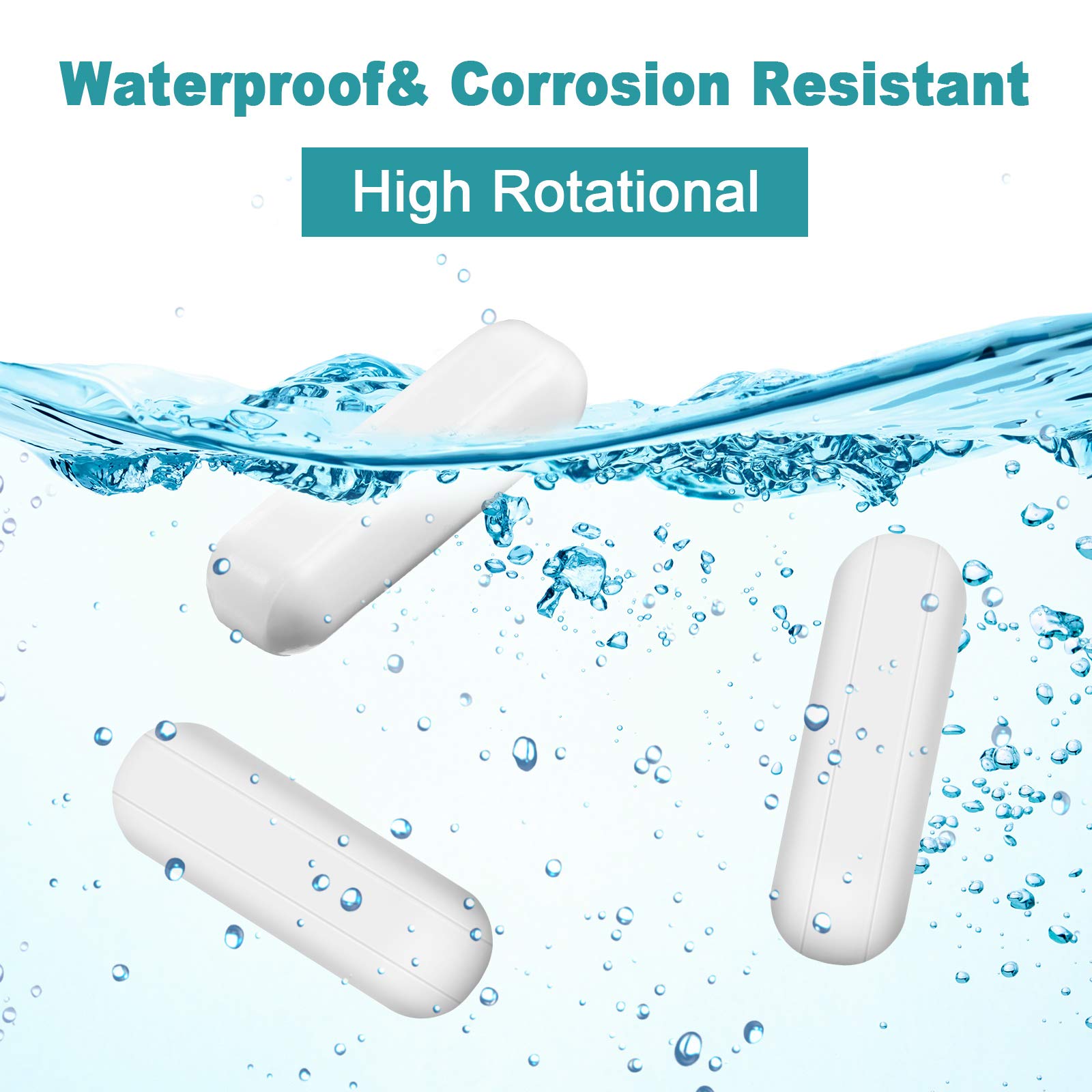 Snapklik.com : Weewooday 8 Pieces PTFE Magnetic Mixer Stirrer Bar ...