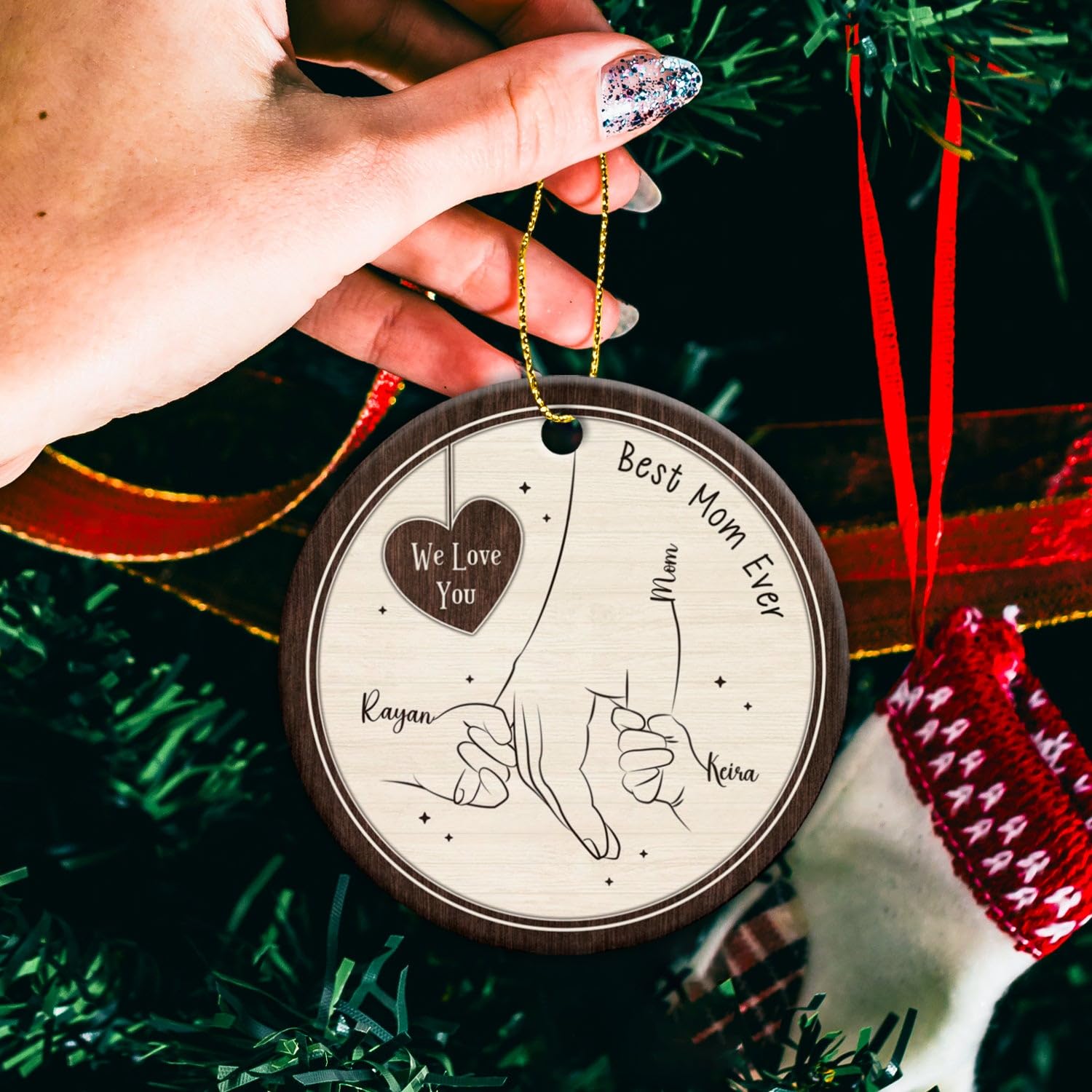 Mommy Christmas Ornament Personalized Mom Christmas Ornament ...