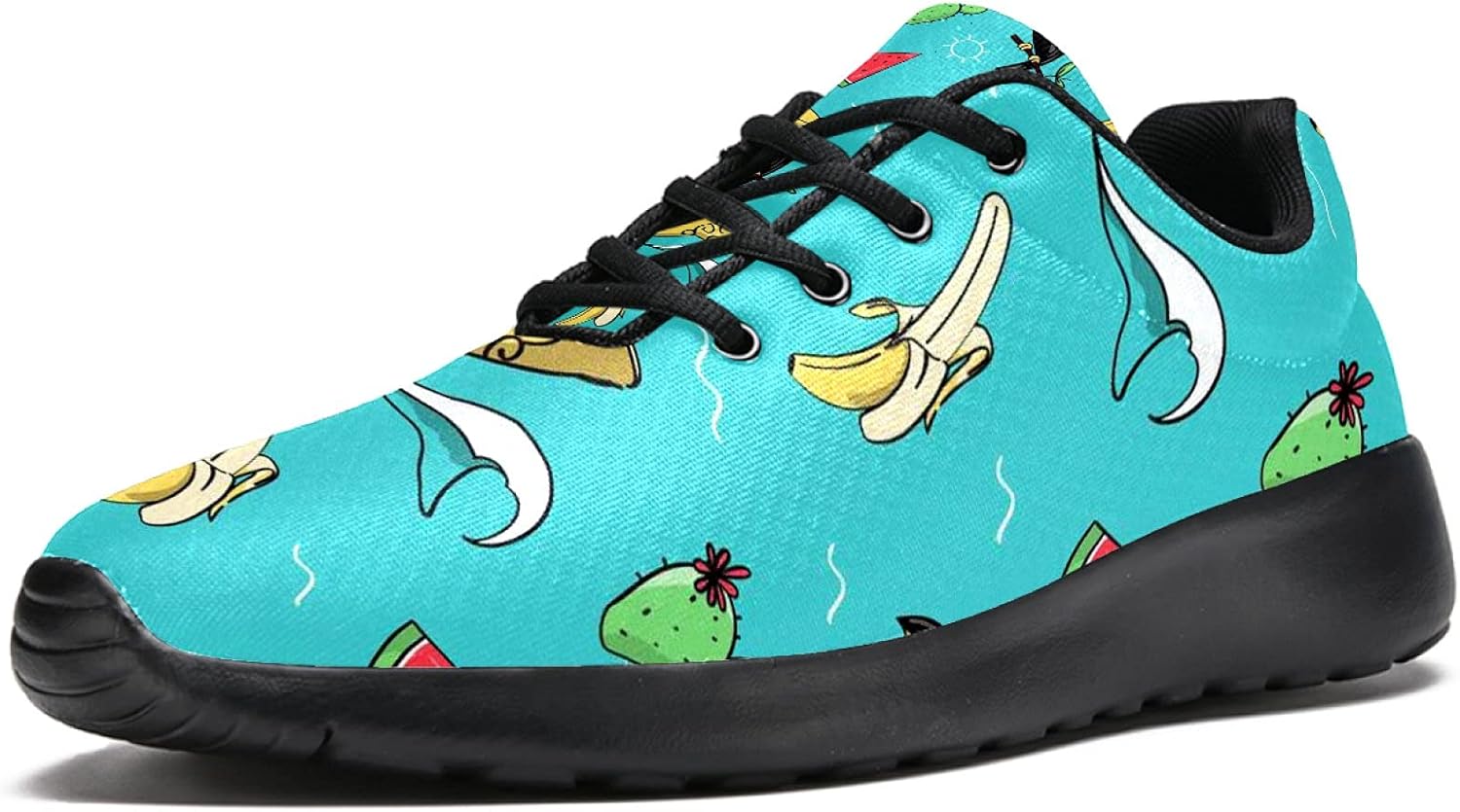 EGGDIOQ Tropical Fruits Toucans Men's Casual Walking Shoes Sneaker ...