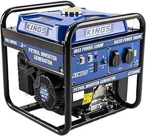Kings 3.0kVA Open Generator 3300W Max Inverter Portable Pure Sine Wave ...