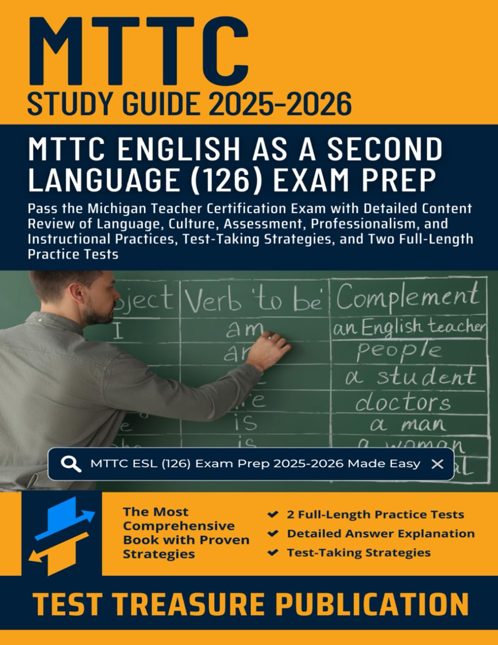 MTTC English as a Second Language (126) Study Guide 2025–2026: Pass the ...