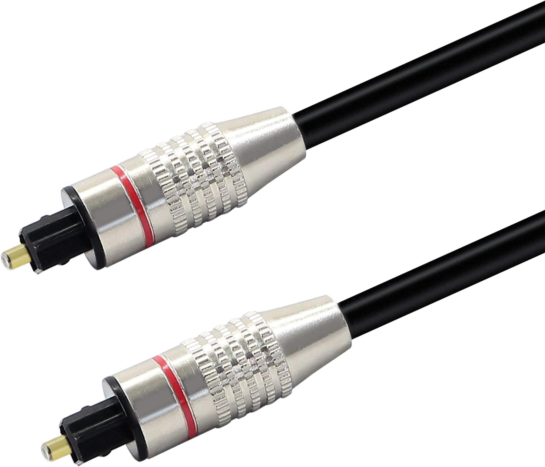 FENTICO Digital Optical Audio Toslink Cable (5 Feet / 1.5 Meter) With 8 ...