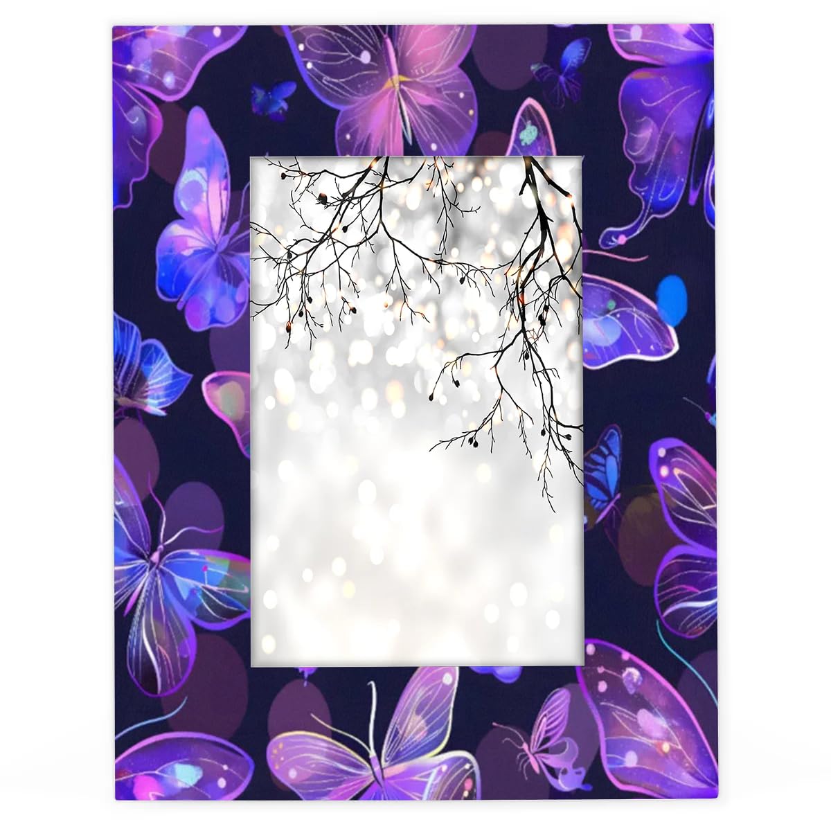 Purple Butterfly Frame