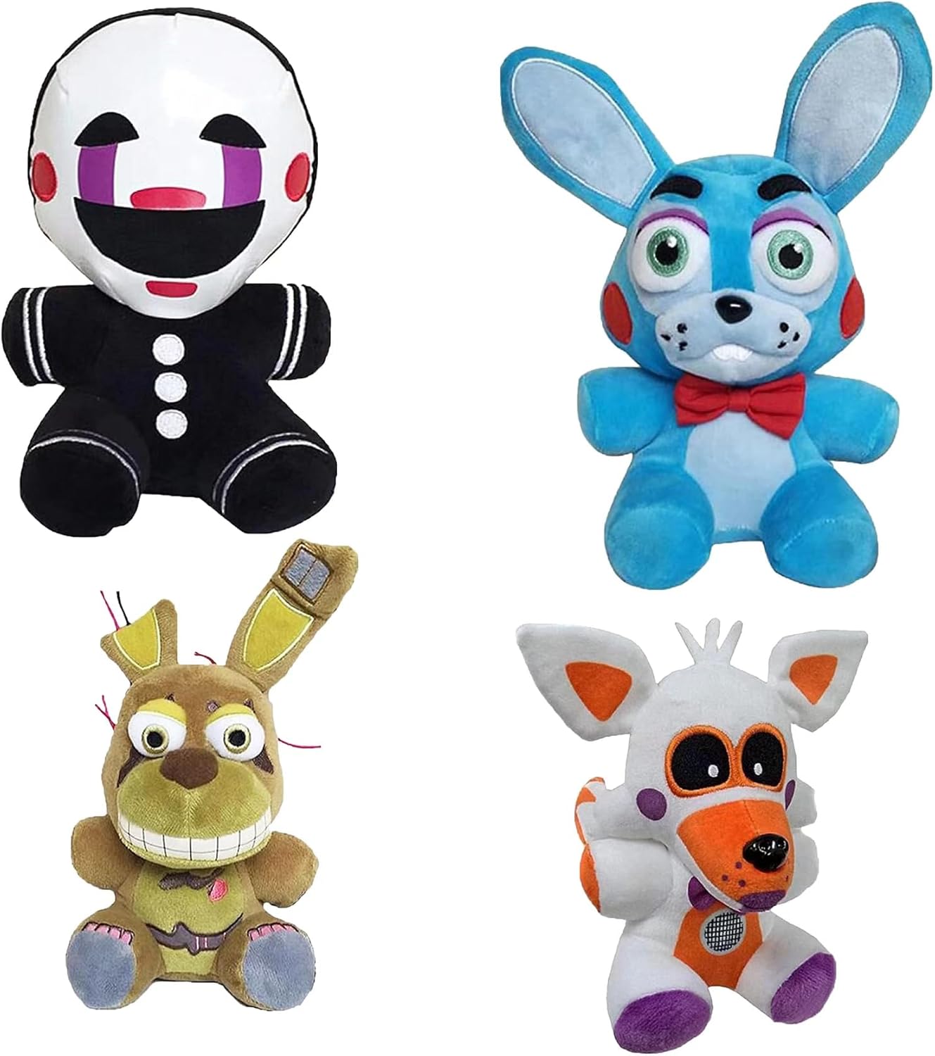 Amazon.com: FNAF Plush,Springtrap, Nightmare Bonnie,Lolbit，Puppet, FNAF ...