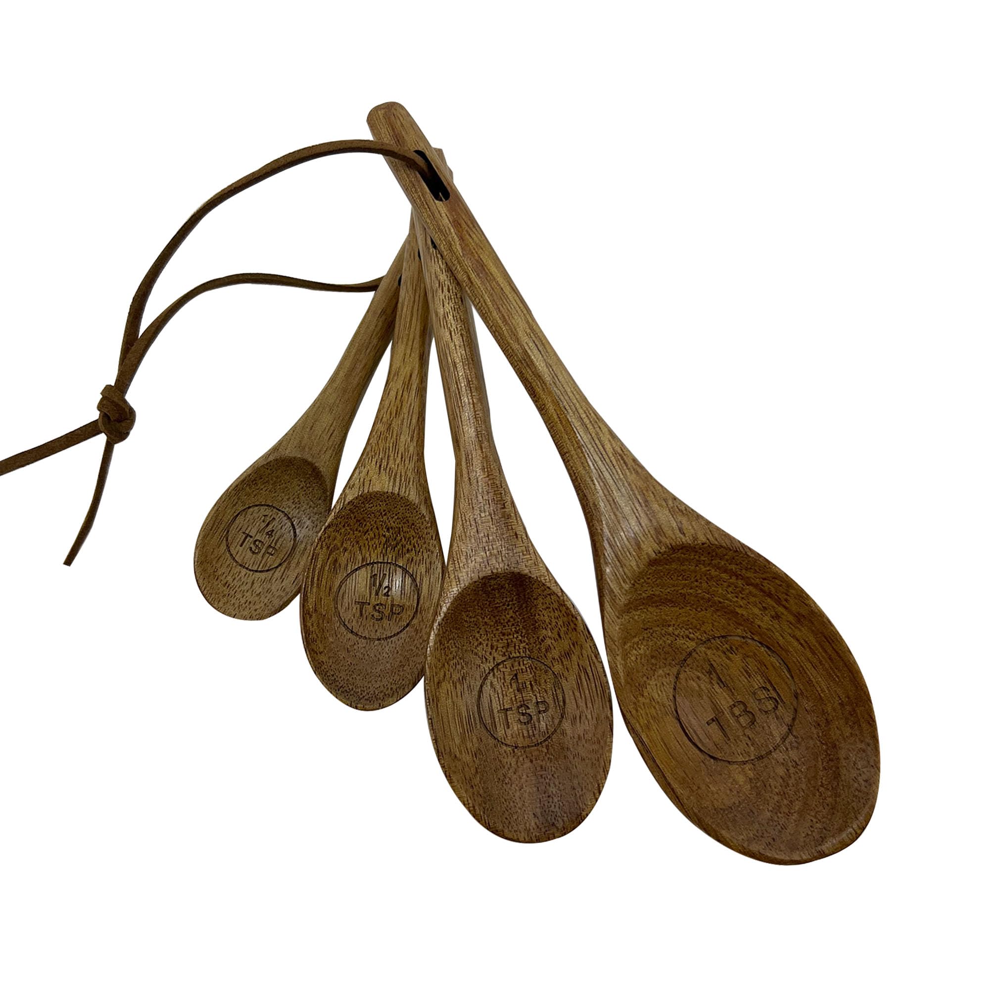 Amazon.com: Wooden Spoons Set 4 PACK,Acacia Measuring Spoons Cups ...