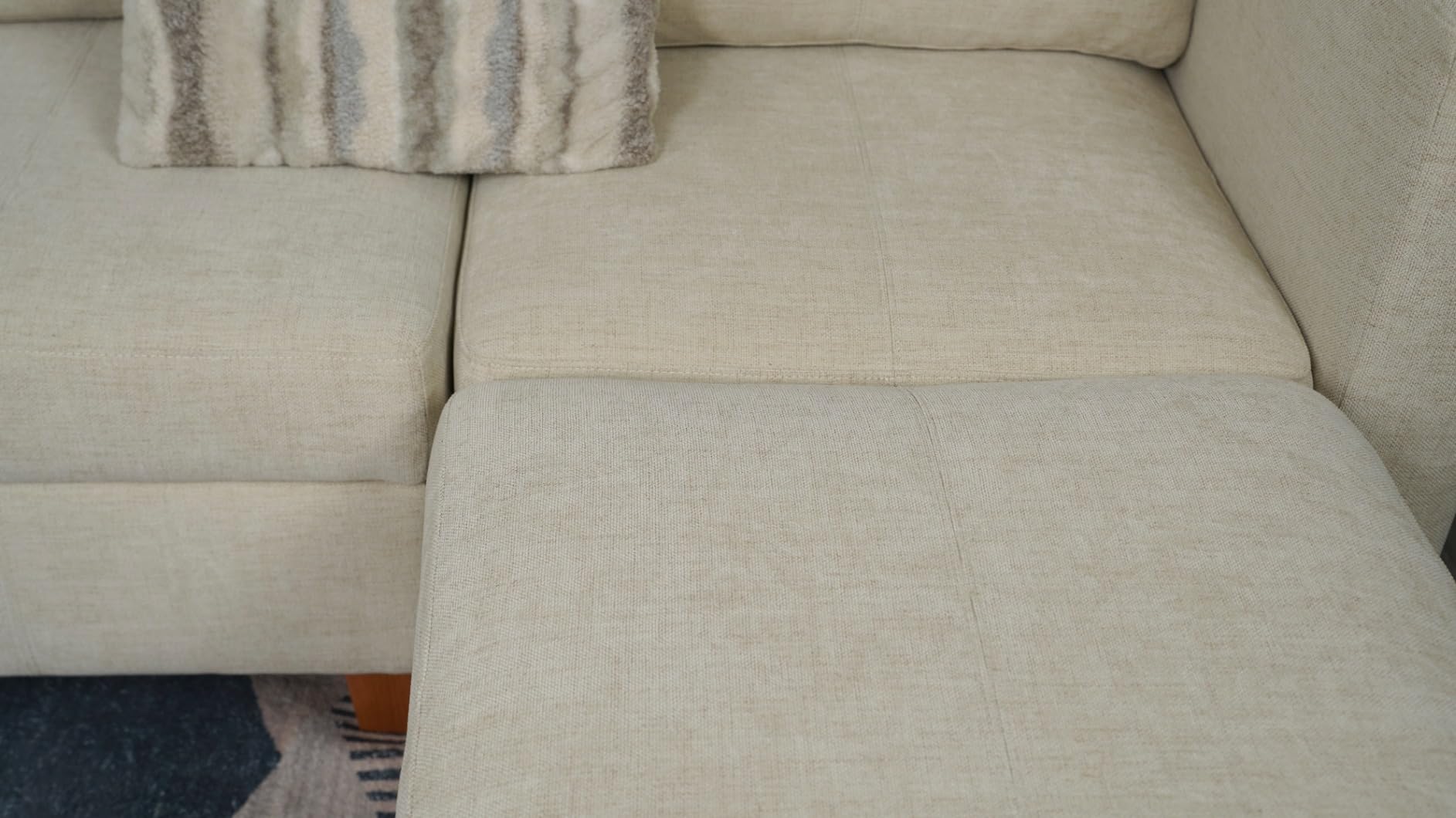 $29/mo - Finance Modular Sofa Sectional Sleeper Couch 91.4" Linen ...