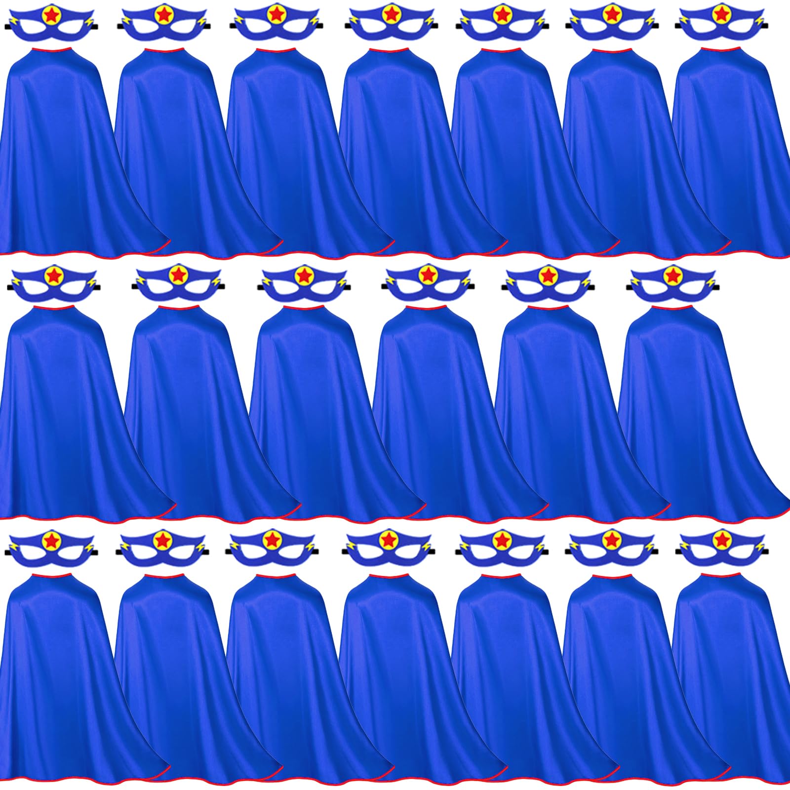Snapklik.com : Superhero-Capes For Kids Bulk 20 Pack Superhero Party ...