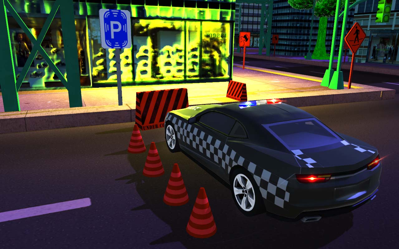 Ultimate Police Car Parking Game,US police parking,Night parking ...