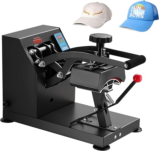 Amazon.com: VEVOR Hat Press, 3.5"×5.5'' Hat Press Machine, No Crease ...