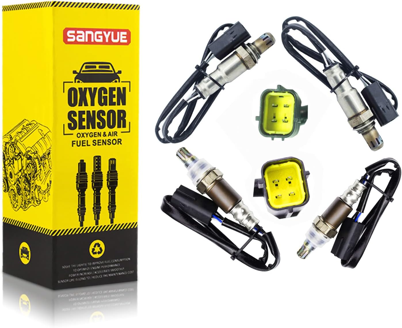 Amazon.com: 4X Oxygen Sensor 1 & 2 for 2009-2010 Nissan Murano 3.5L ...