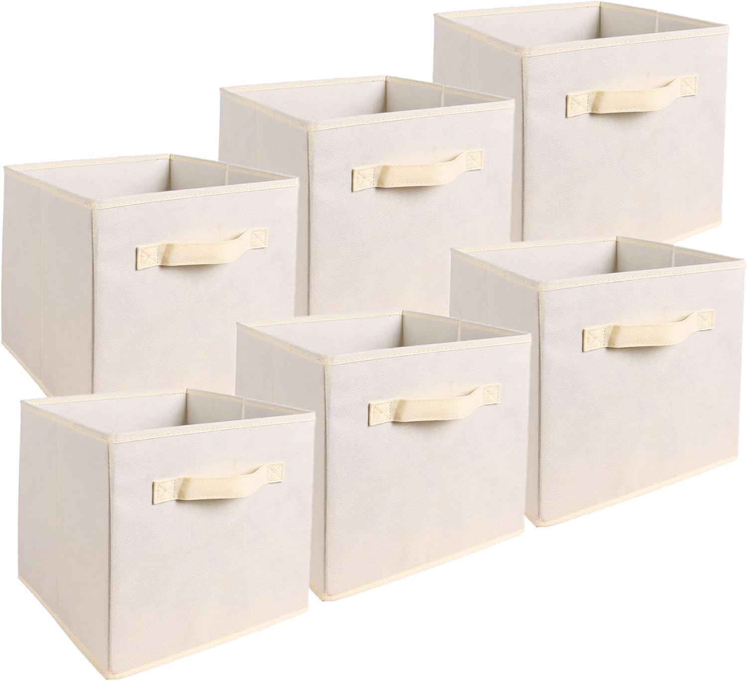 Amazon.com: Areaska 6 Pack Foldable Cloth Storage Cube, Collapsible ...