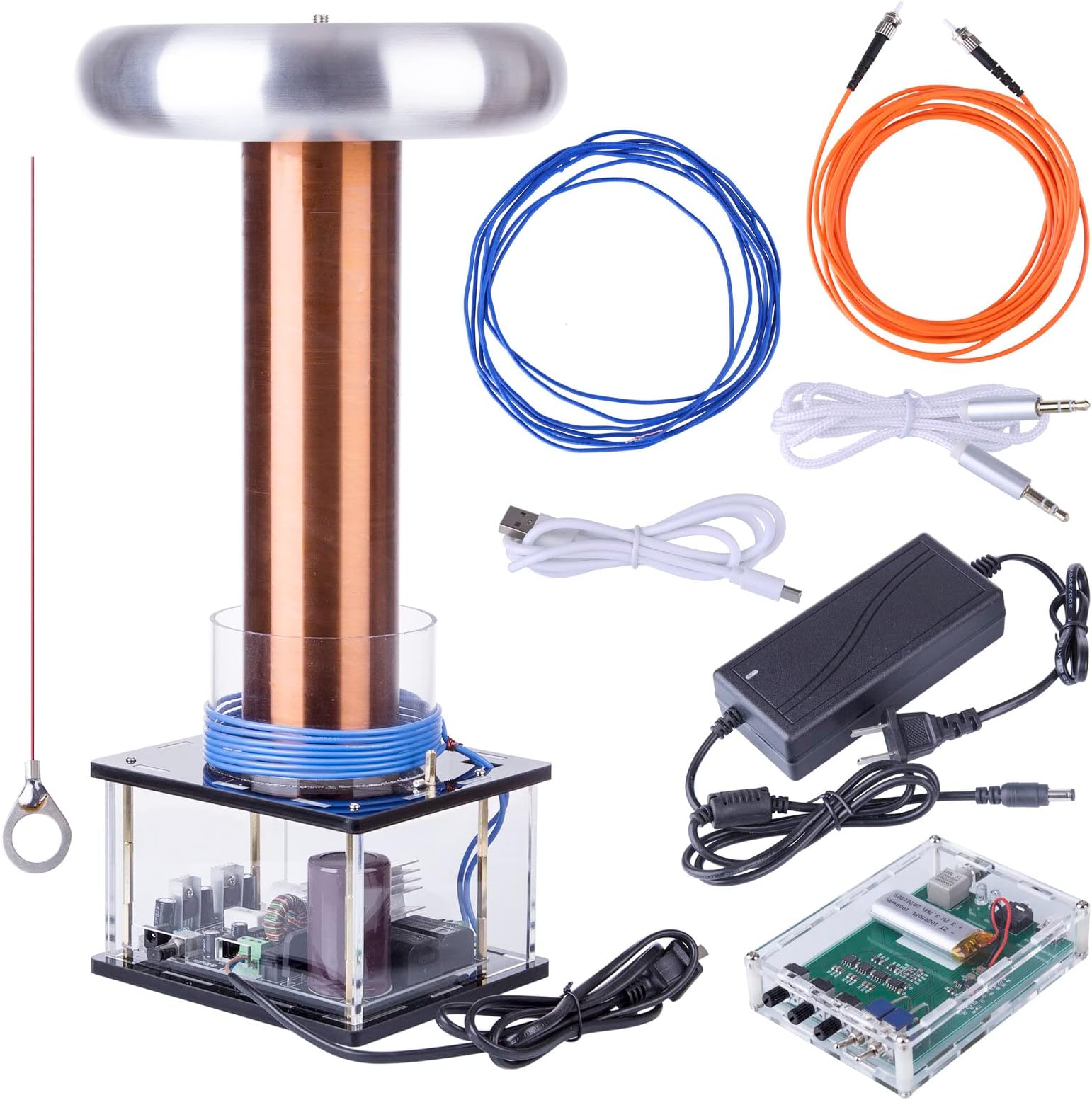Amazon.com: KAROYD Music Tesla Coil, Artificial Lightning Square Large ...