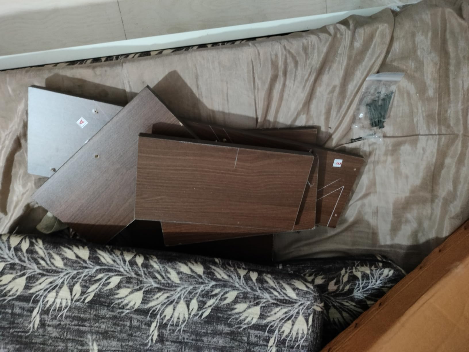 SBF Furniture Engineered Wooden Book Rack,Space Saver Book Shelf for ...