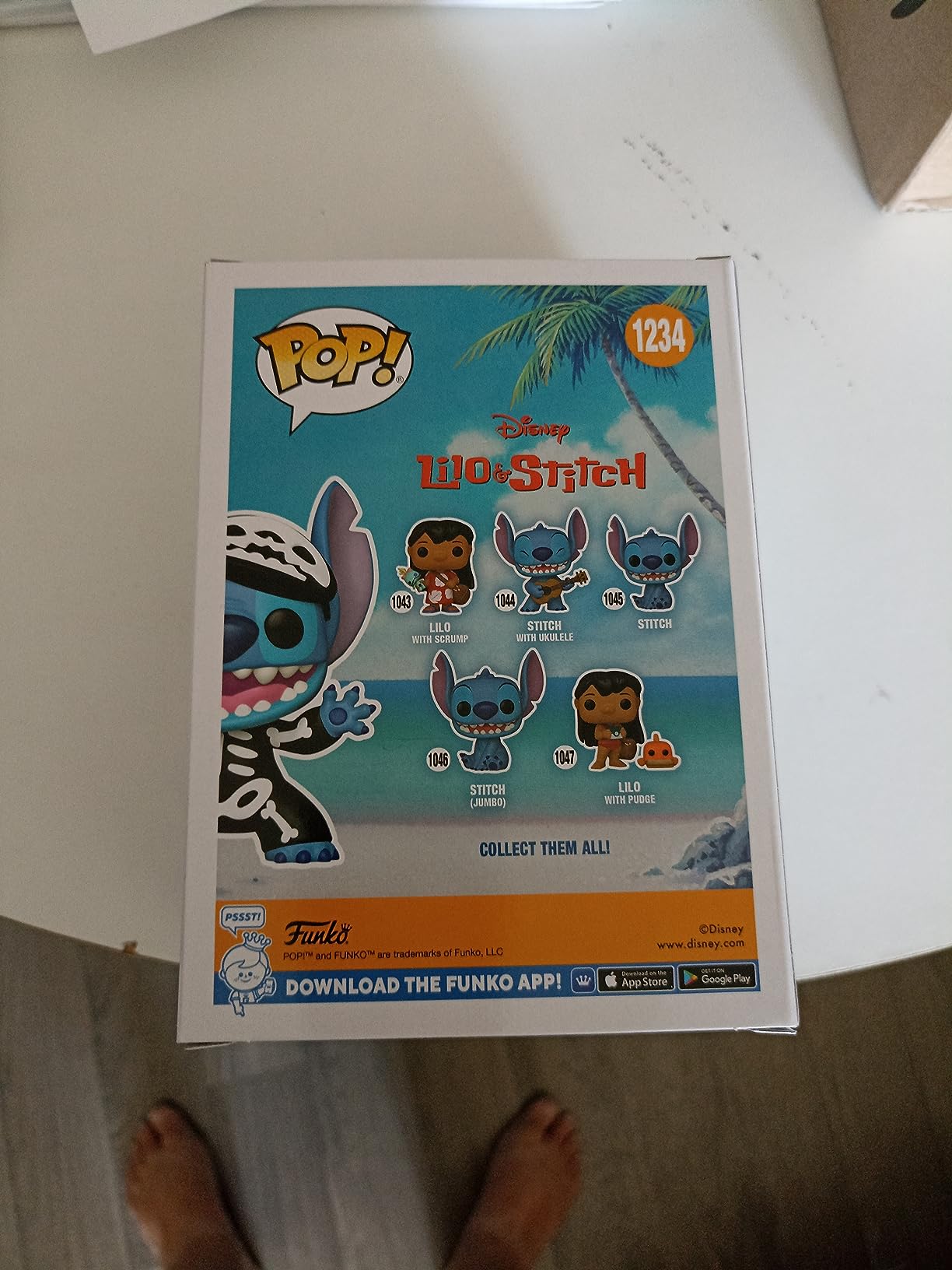 Pop Skeleton Stitch 1234 : Funko: Amazon.fr: Jeux et Jouets