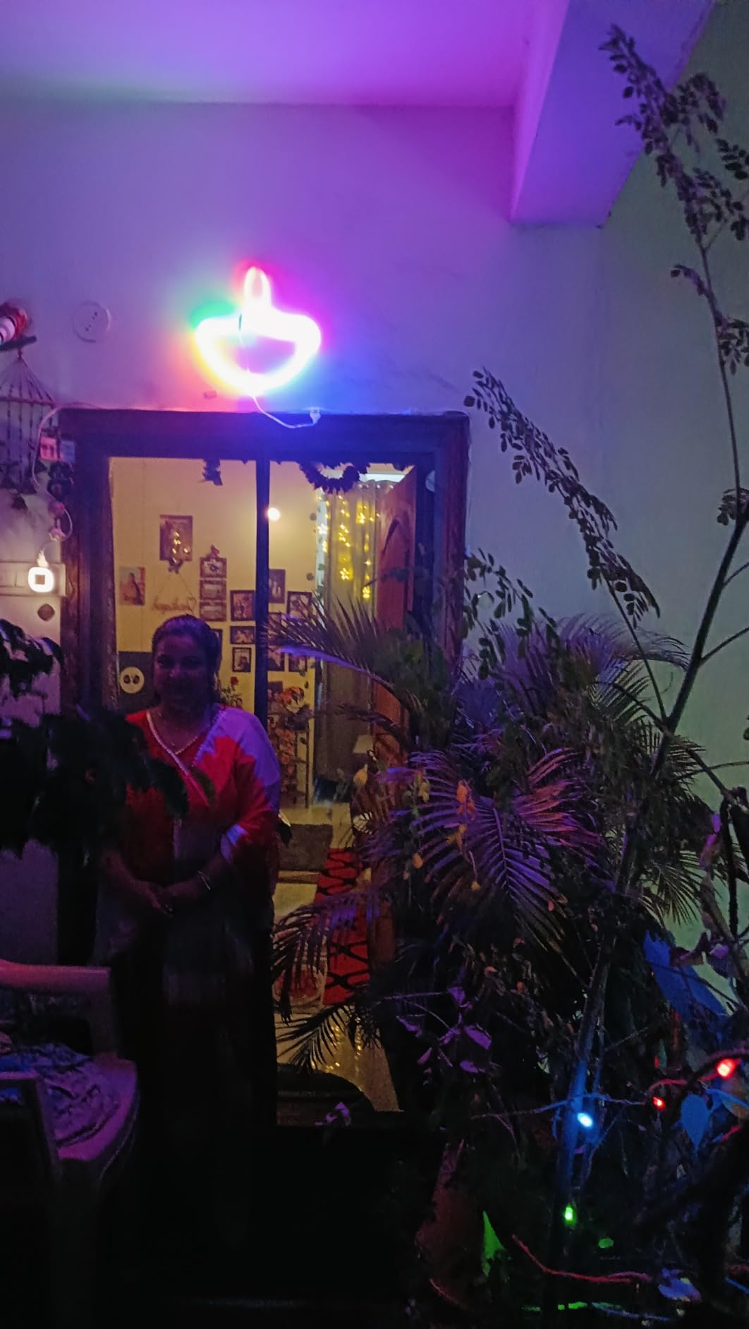 Buy Gesto Diwali Diya Neon Sign Strip lights - LED Neon Strip Rope ...