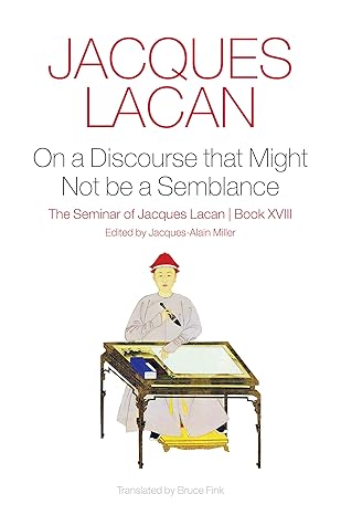 Amazon.com: On a Discourse that Might not Be a Semblance: The Seminar ...