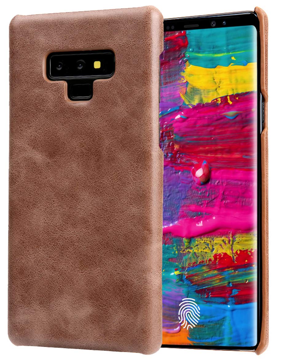 Samsung Note 9 Leather Case, Reginn Slim Fit Phone Cover [Wireless ...